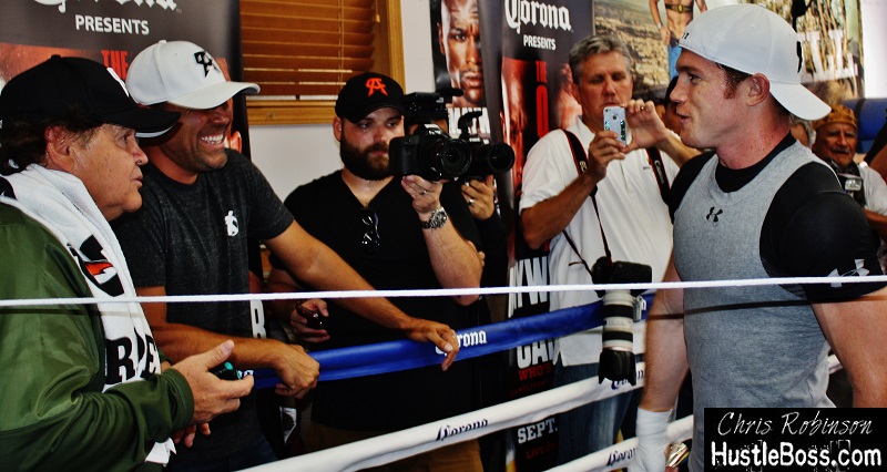 Exclusive photos: Inside Saul ‘Canelo’ Alvarez’s media workout in Big ...