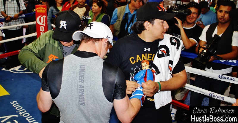 Exclusive photos: Inside Saul ‘Canelo’ Alvarez’s media workout in Big ...