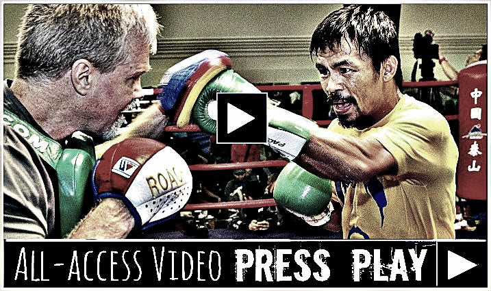 Manny Pacquiao showing off his speed and power in Macau ahead of ...