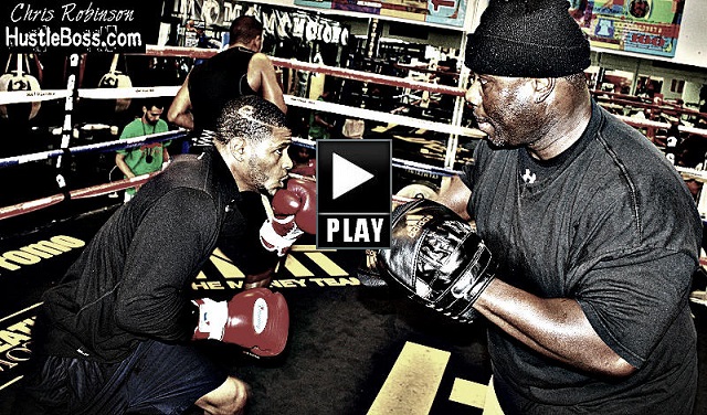 Semajay Thomas working with Nate Jones during his latest swing through ...