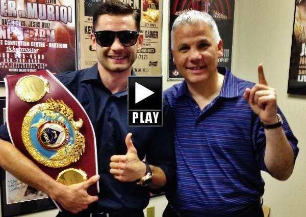 Newly-crowned WBO junior welterweight champion Chris Algieri speaks ...